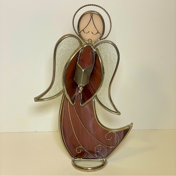 Art | Vintage Stained Glass Angel Choir Singing | Poshmark